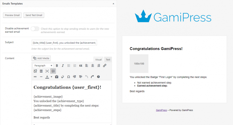 Check out this GamiPress Plugin Review - Wbcom Designs