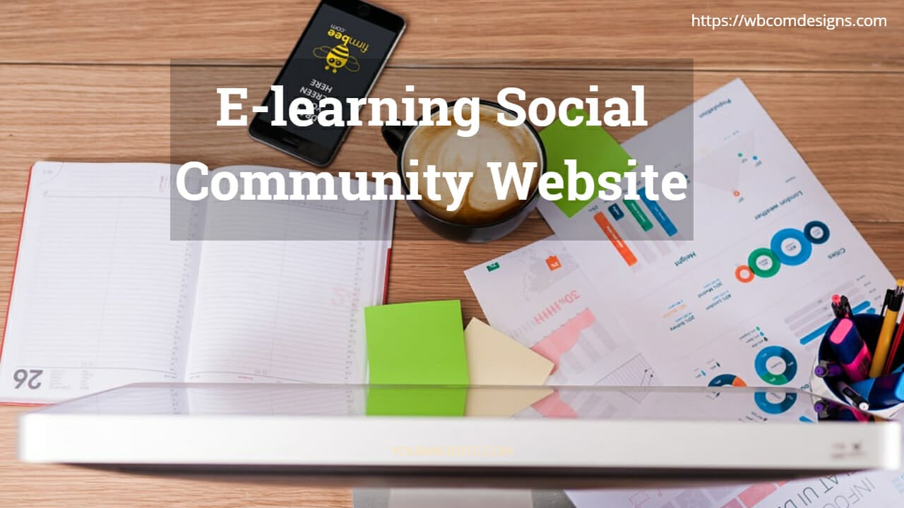 Create An elearning Website Community Social Network. 2020