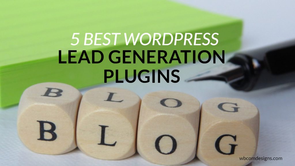 5 Best Lead Generation Plugins - Wbcom Designs