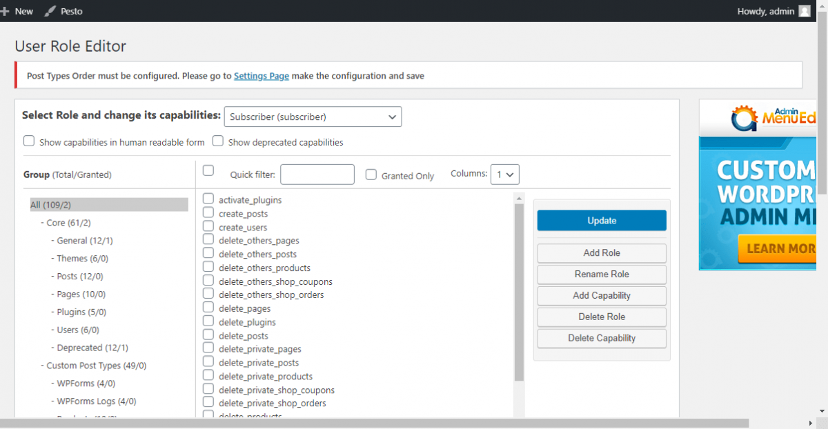 How to Add Custom User Role in WordPress - Wbcom Designs