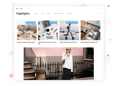Highlight Blog News & Magazine Theme Review - Wbcom Designs