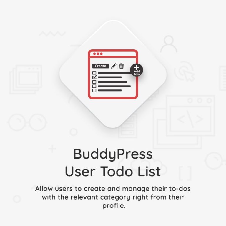 BP User Todo List | BuddyPress User Todo List