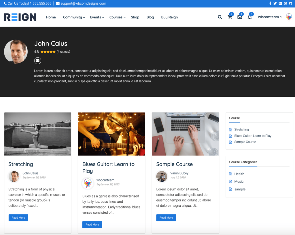WordPress Udemy LearnDash Theme For Education Website