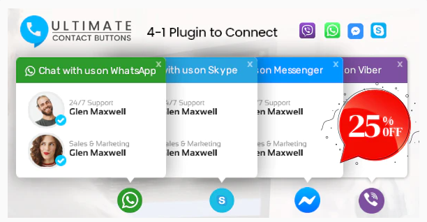 Skype Contact Button Plugins for WordPress - Wbcom Designs