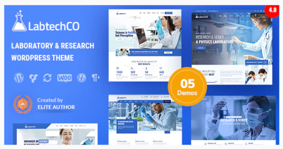 Laboratory WordPress Themes for WordPress - Wbcom Designs