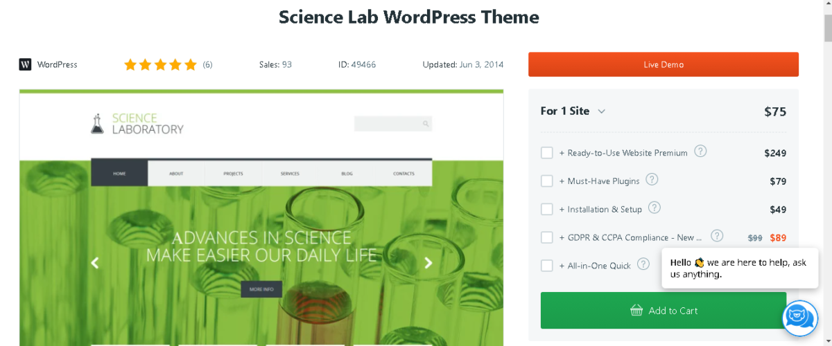 Laboratory WordPress Themes for WordPress - Wbcom Designs