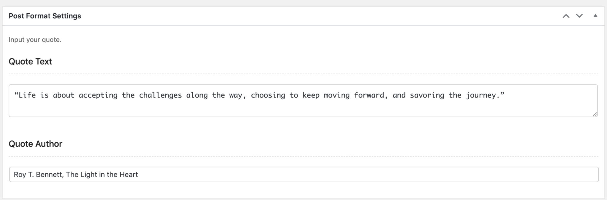 WordPress Quote Post Format Support Reign BuddyPress Theme