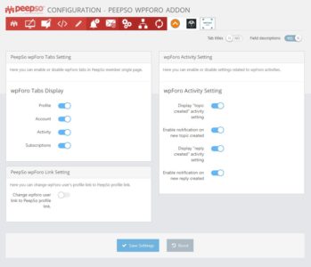 PeepSo wpForo Integration | WordPress Social forum | Wbcom Designs
