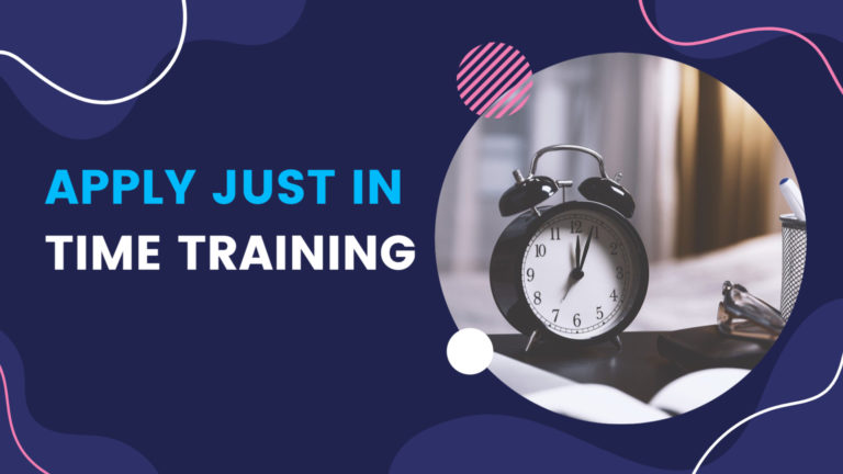 Purpose of Just In Time Training In The Workplace - Wbcom Designs