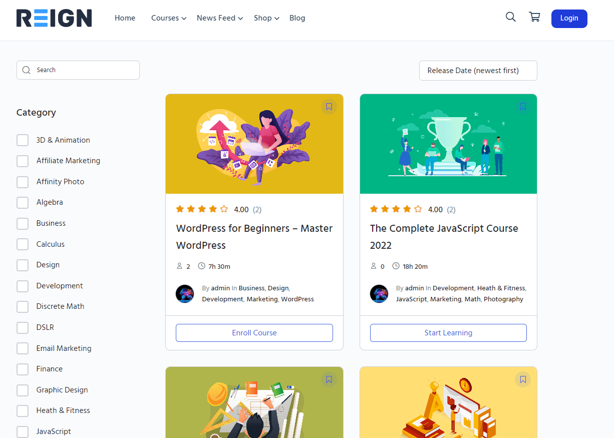 Reign Tutor LMS Theme Review WordPress Plugin - Wbcom Designs Reign Tutor LMS Theme Review WordPress Plugin - Wbcom Designs