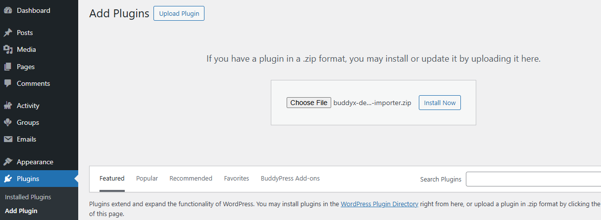 Getting Started with BuddyPress: Install Demo Data and Build Your Community - Wbcom Designs