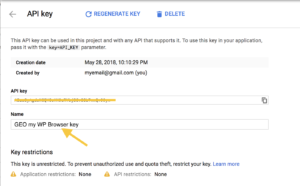 Google API Configuration - Wbcom Designs