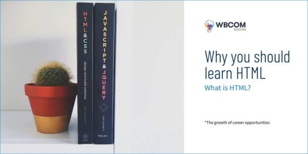 Why you should learn HTML