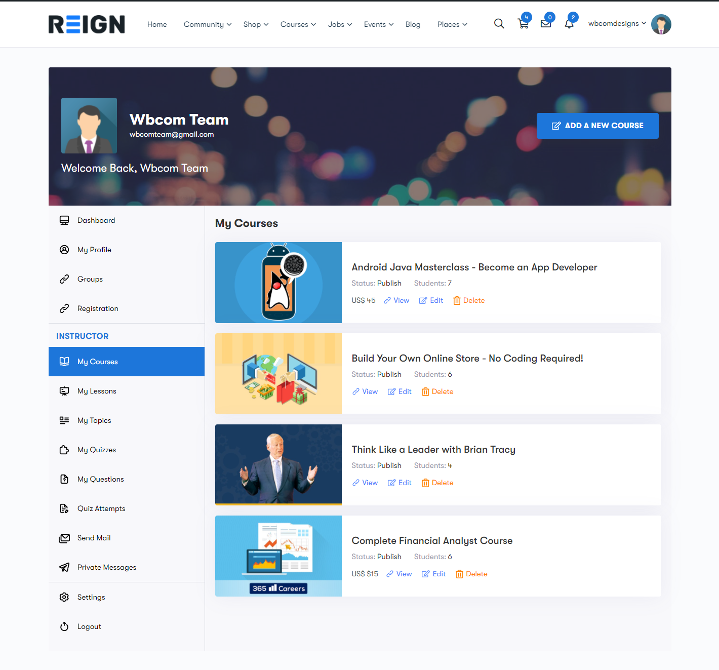 Latest Release LearnDash Frontend Dashboard Capabilities - Feb 2025