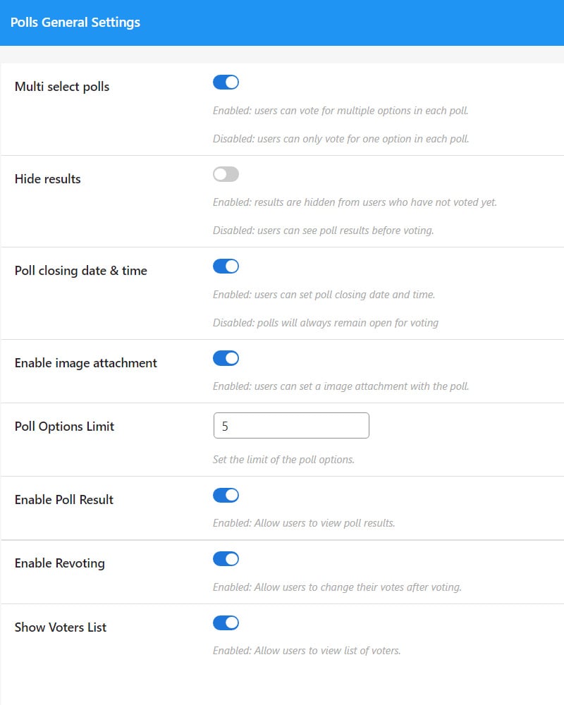 BuddyPress Polls: Gear-up members to Vote - BuddyPress Plugin