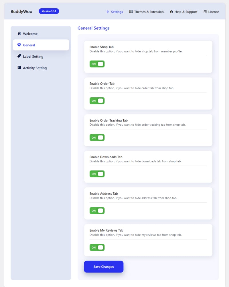 BuddyPress WooCommerce Integration - Wbcom Designs