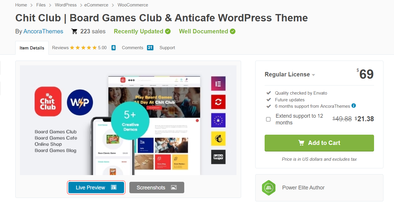 Board Games Club WordPress Themes - Wbcom Designs
