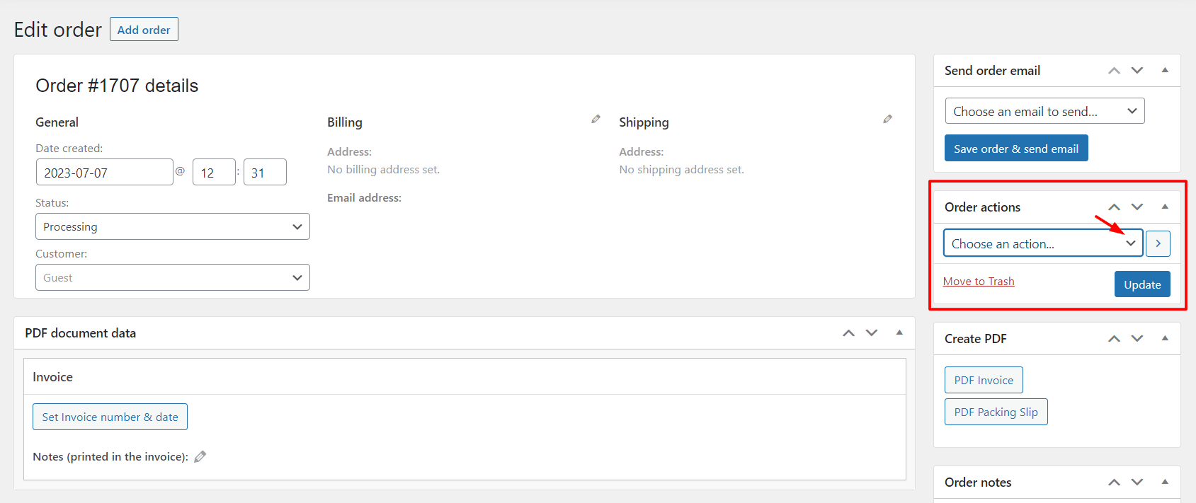 How to Send Invoices in WooCommerce - Wbcom Designs