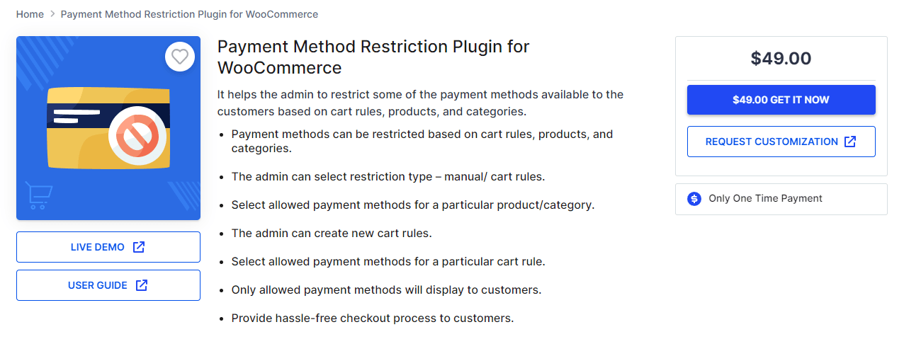 5 Best WooCommerce Payment Method Restrictions Plugins - Wbcom Designs