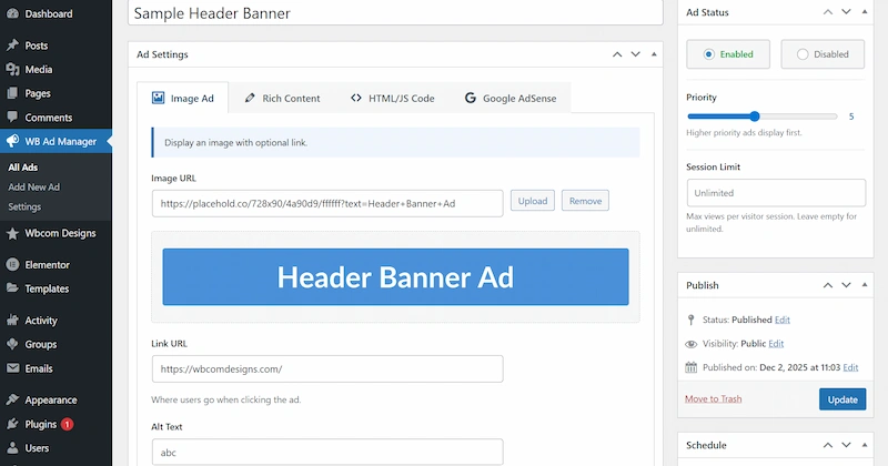 How to Easily Add Ads to WordPress (Beginner-Friendly Guide) - Wbcom ...