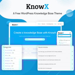 KnowX - Free WordPress Knowledge Base Theme for Documentation