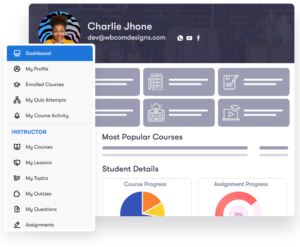 LearnDash Dashboard With Frontend Course Builder for Instructors
