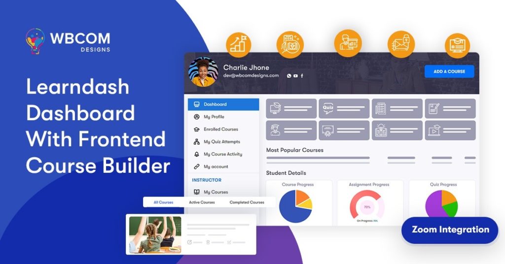 Best LearnDash Zoom Integration Plugins - Wbcom Designs
