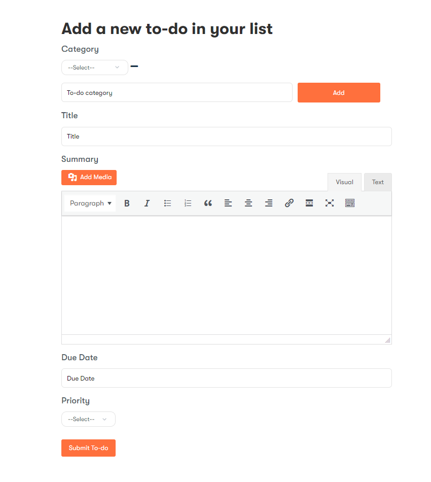 BP User Todo List | BuddyPress Member Tasks - Wbcom Designs